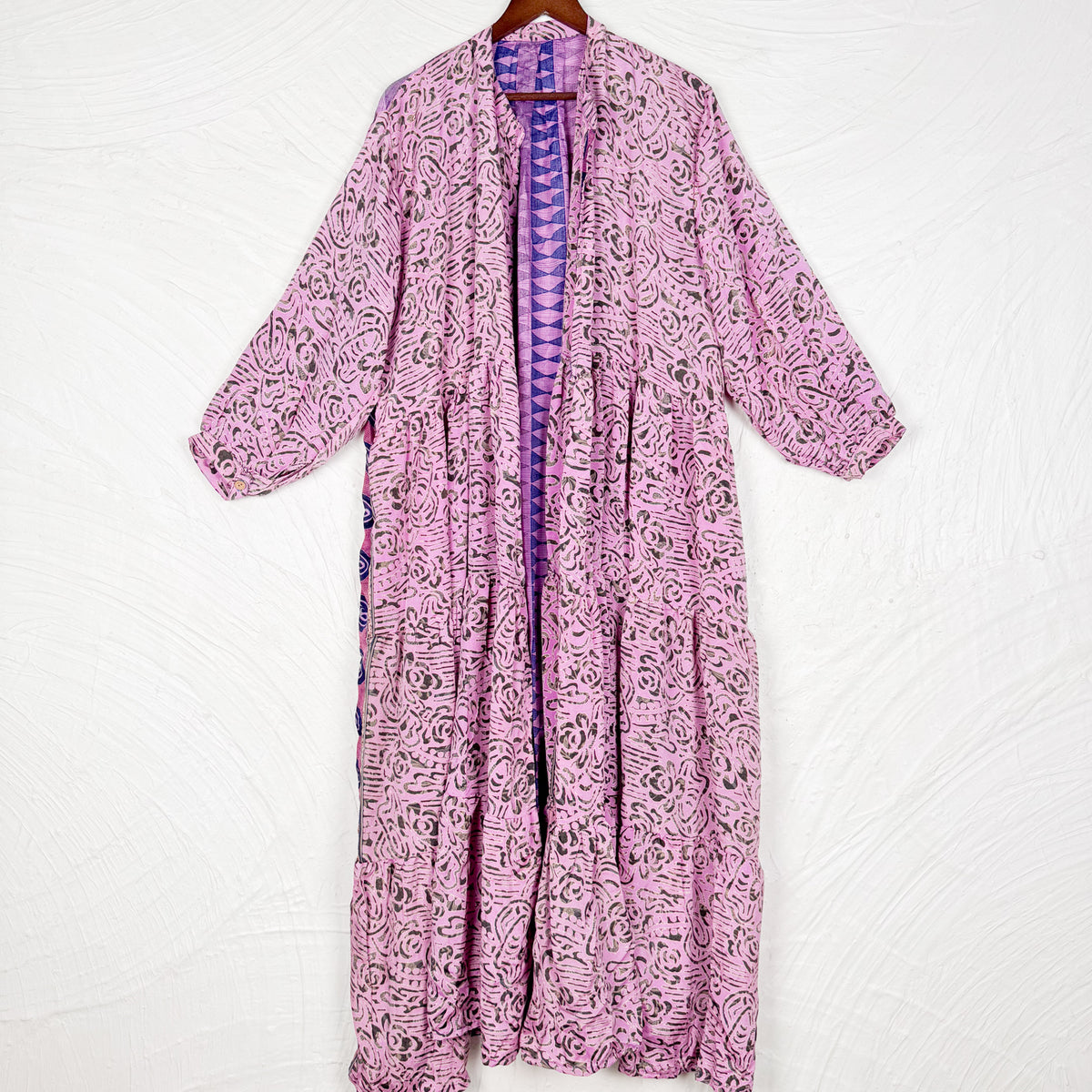 Silk Tire Dress Gold Lila – Love Protect Sustain